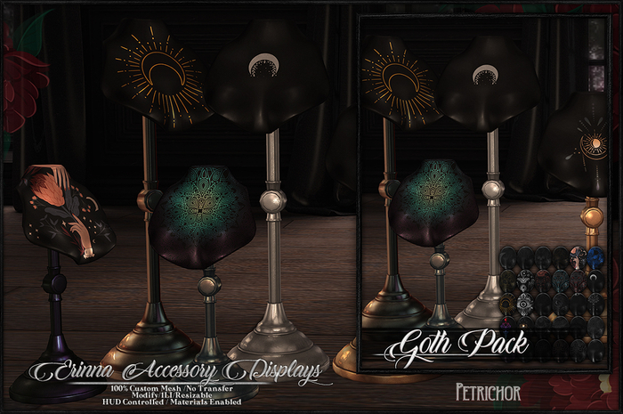 Second Life Marketplace [p] Erinna Displays Goth